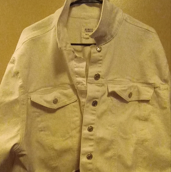 Almost Famous | Jackets & Coats | Almost Famous Womens White Denim ...